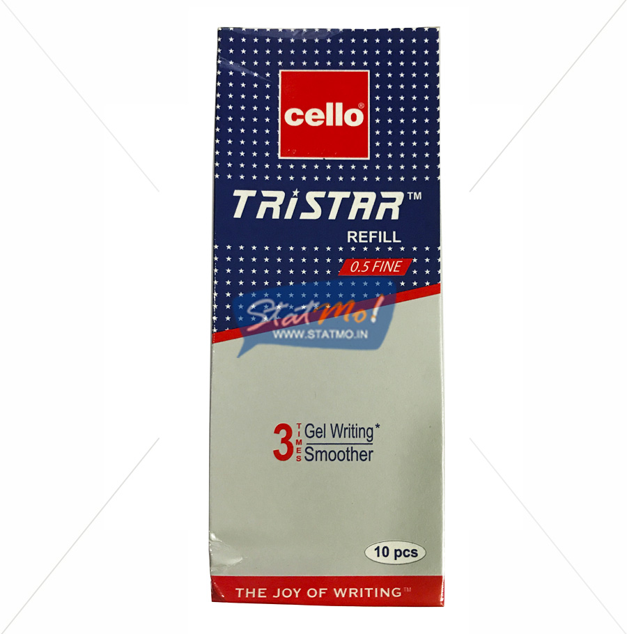 Cello Tristar Gel Ink Refill (Pack of 10) – StatMo
