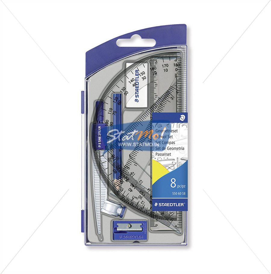Staedtler Noris Club School Compass 8 Essential Tools – StatMo