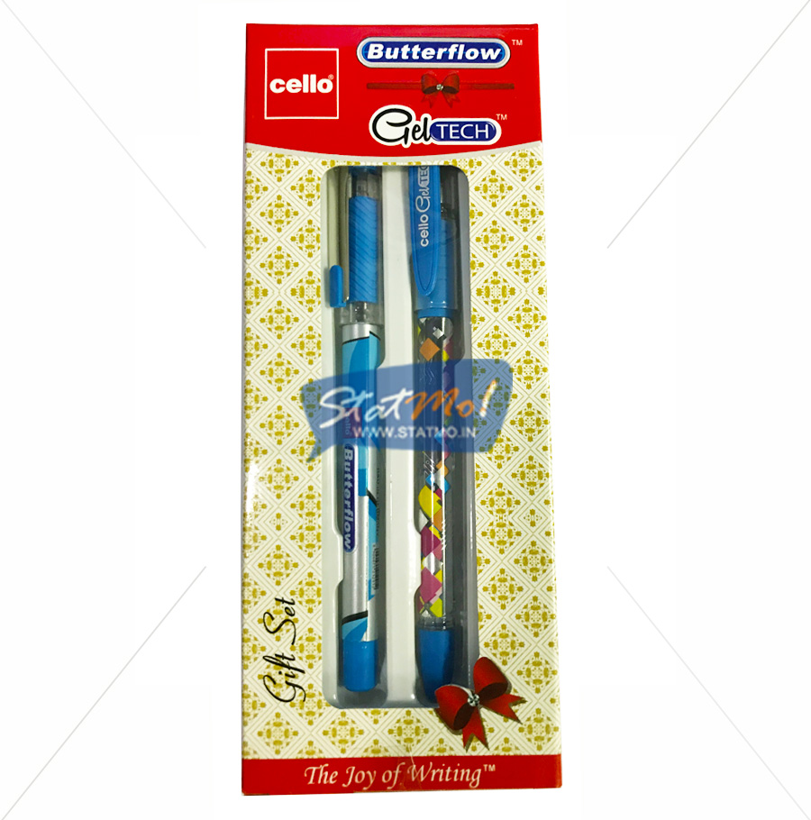 Cello Butterflow and Gel Tech Pen Gift Set – StatMo