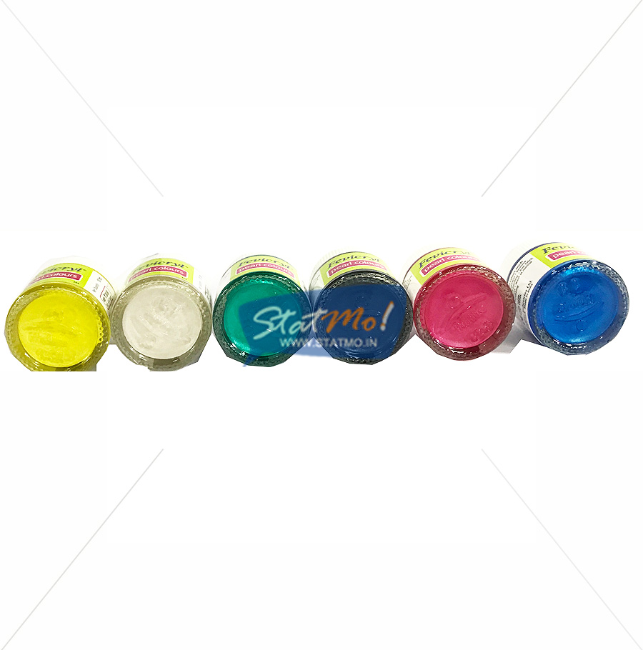 Pidilite Fevicryl Acrylic Colours Pearl Kit 6 Shades – StatMo