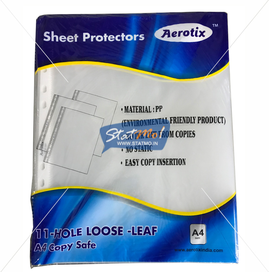 Aerotix Sheet Protectors A4 Size (Pack of 25) – StatMo