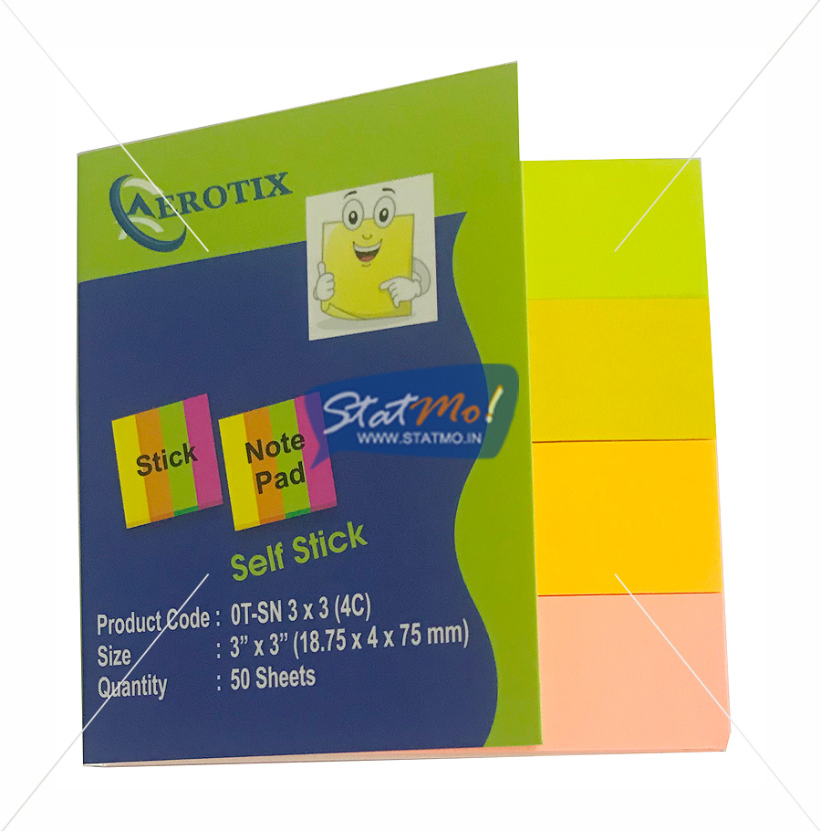 Aerotix Stick Note Pad Four Color – StatMo