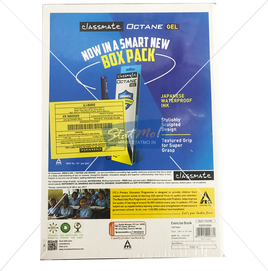 Classmate Long Notebook 236 Pages – StatMo