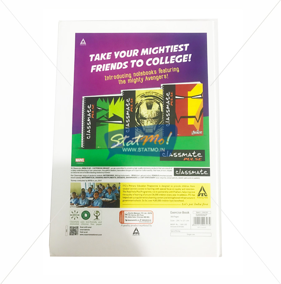 Classmate Notebooks Price List Classmate By ITC Limited