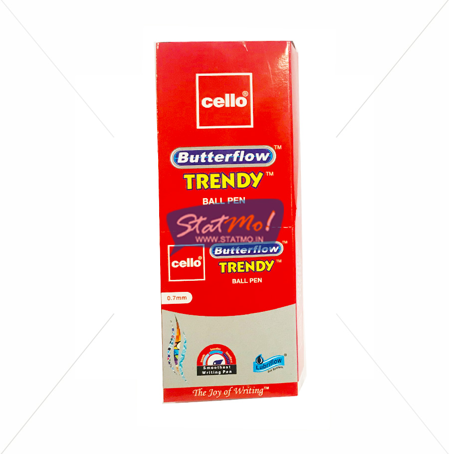 Cello Butterflow Trendy Ball Pen (Pack of 10) – StatMo