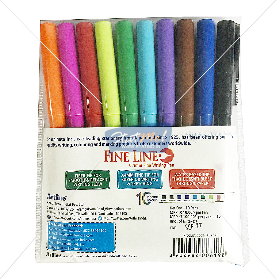 Artline Fine Liner (Pack of 10) – StatMo