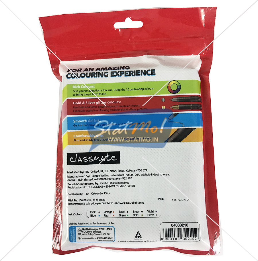 Classmate Octane Colour Burst (Pack of 10) – StatMo