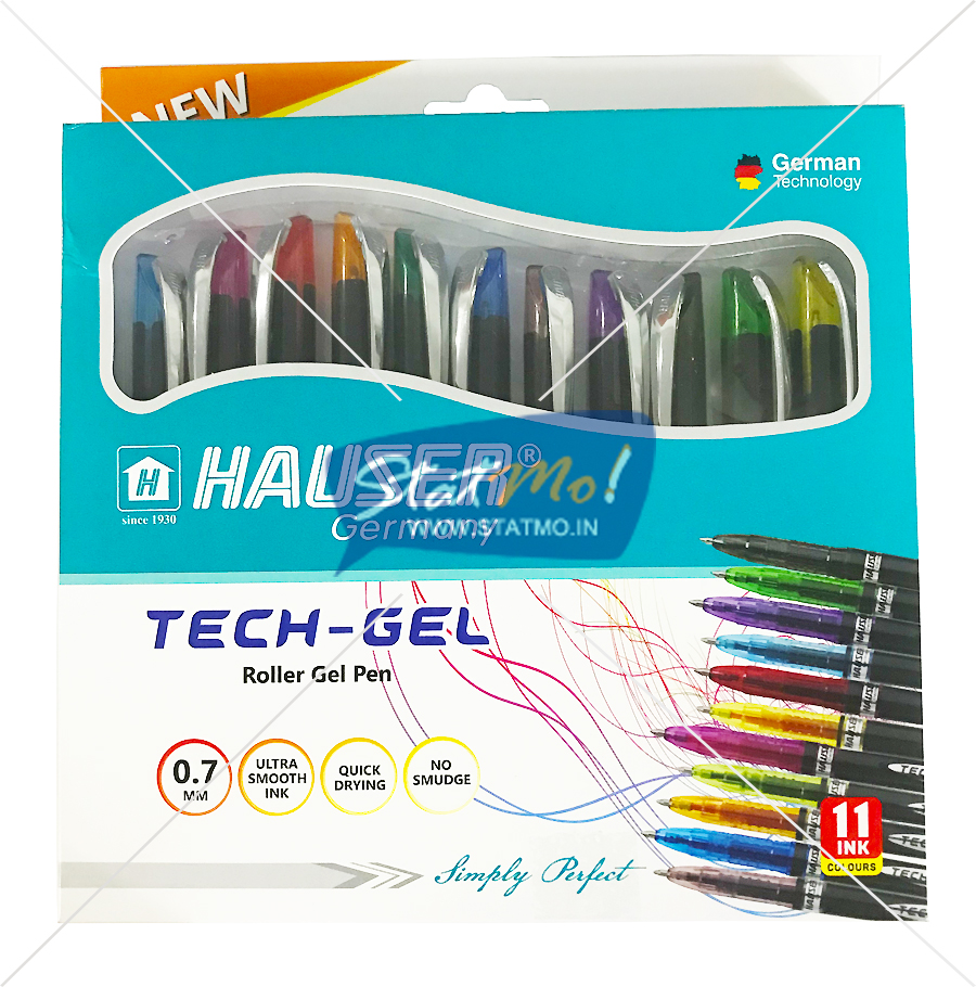 Hauser Tech-Gel Roller Gel Pen Set – StatMo