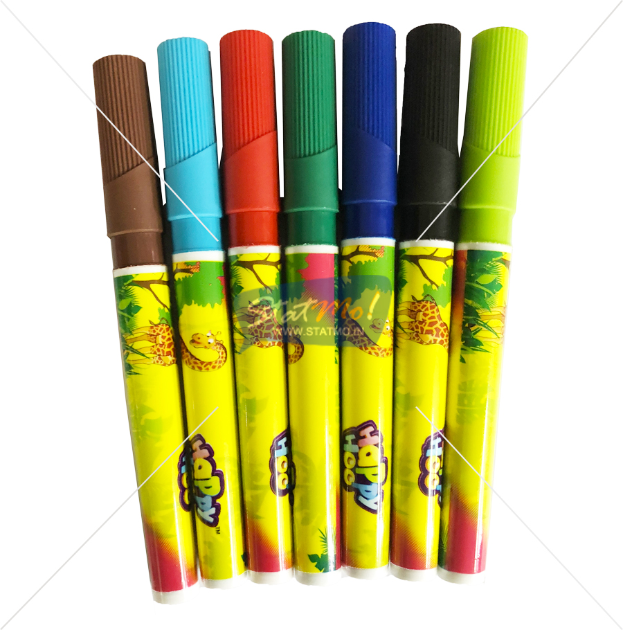 Rorito Happy hoo Funshine 14 Colours Markers Jar Pack – StatMo