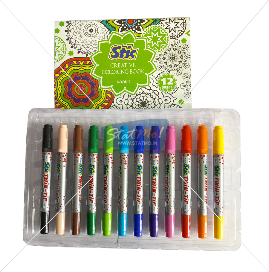 Stic Hi-Fi Twin Tip Creatve Colouring Kit – StatMo