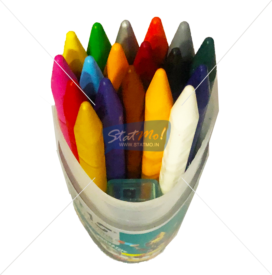 Doms Plastic Crayons 18 Shades – StatMo