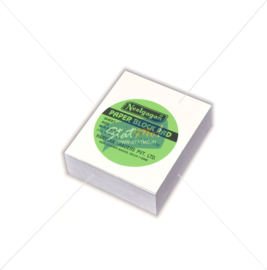 Neelgagan Paper Block Pad White Colour – StatMo