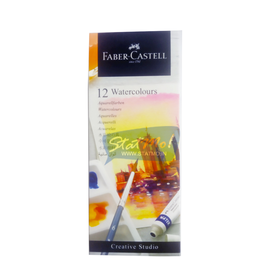 Faber Castell Watercolours 12 Shades 5Ml Tube – StatMo