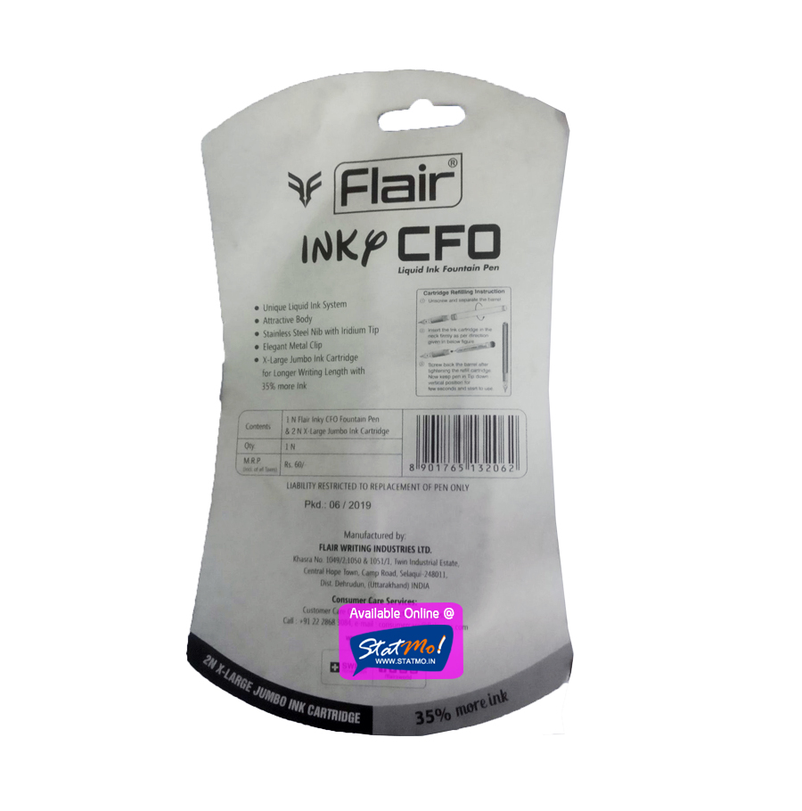 Flair Inky CFO Liquid Ink Fountain Pen – StatMo