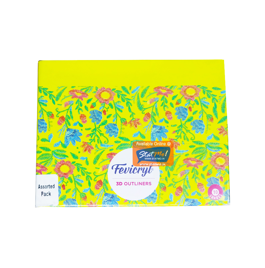 Pidilite Fevicryl 3D Outliners Assorted Pack – StatMo