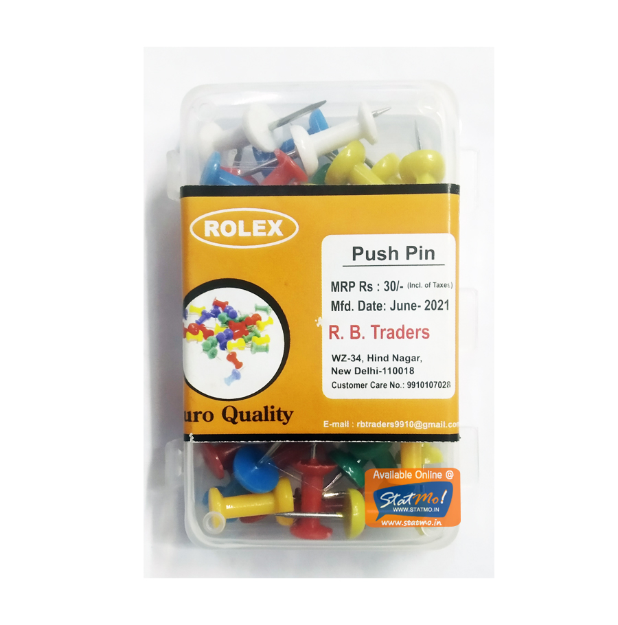 Omega Rolex Color Push Pin – StatMo