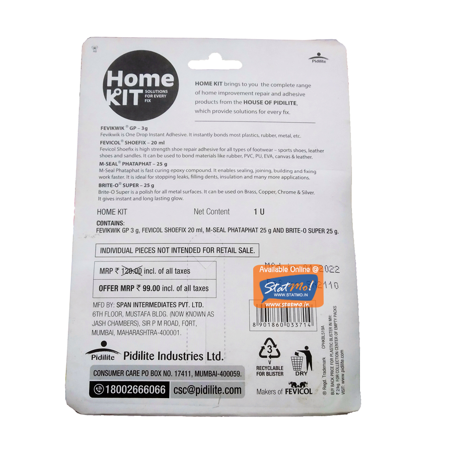 Pidilite Home Kit – StatMo