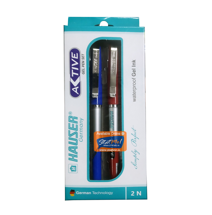 Hauser Active Gel Pens Set of 2 (Blue and Black) – StatMo
