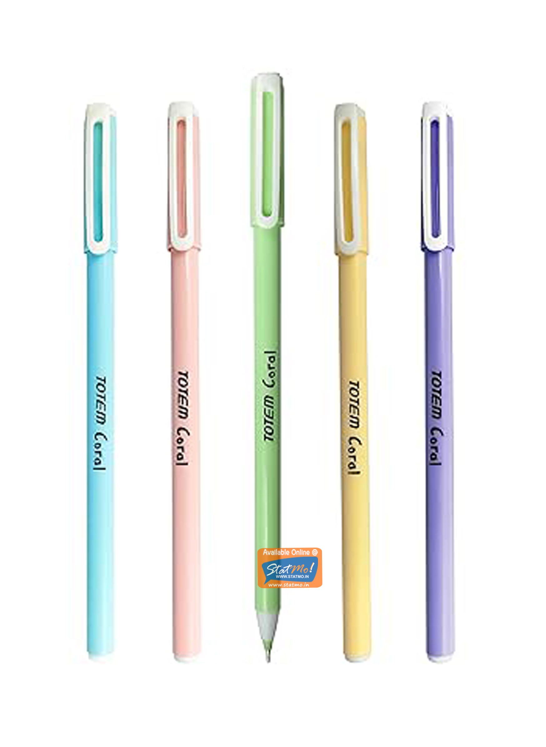 Win Totem Coral Ball Pens (Pack of 10) – StatMo