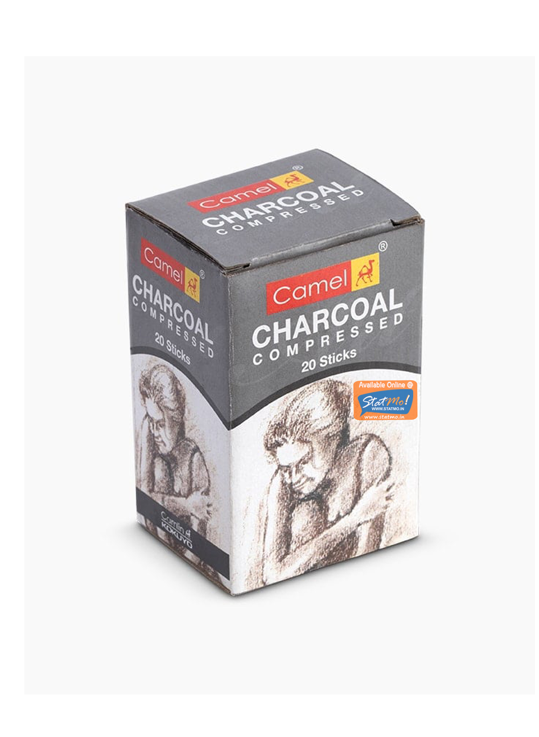 Camel Compressed Charcoal Sticks (Pack of 20) – StatMo