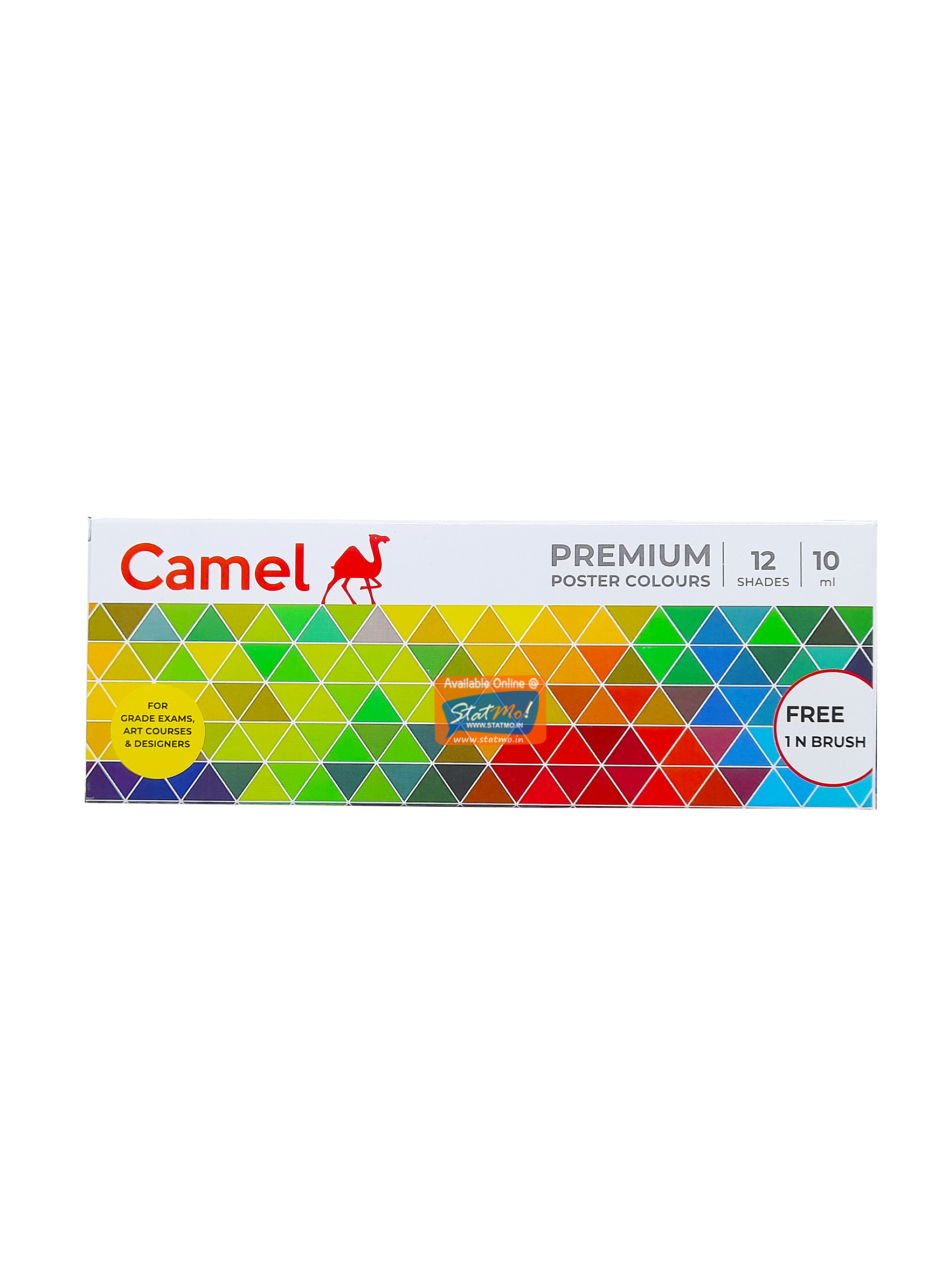 Camel Premium Poster Colours 12 Shades 10Ml – StatMo