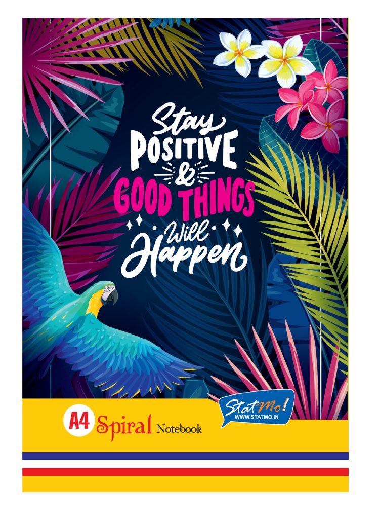 StatMo A4 Spiral Notebook 500 Pages – StatMo