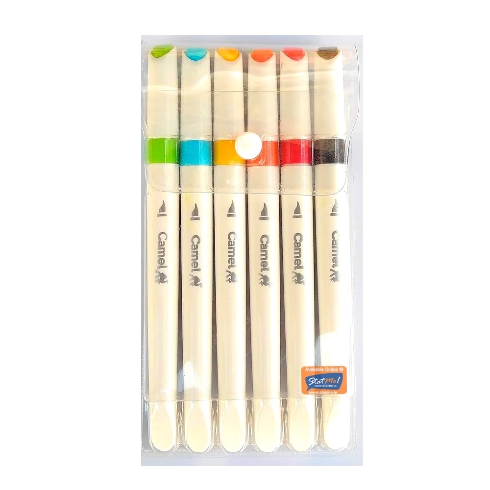 Camel Brush Pens Colour 6 Shades – StatMo