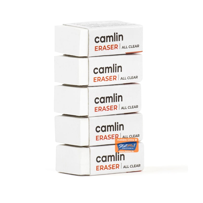 Camlin Dust Free Erasers (Pack of 20) – StatMo
