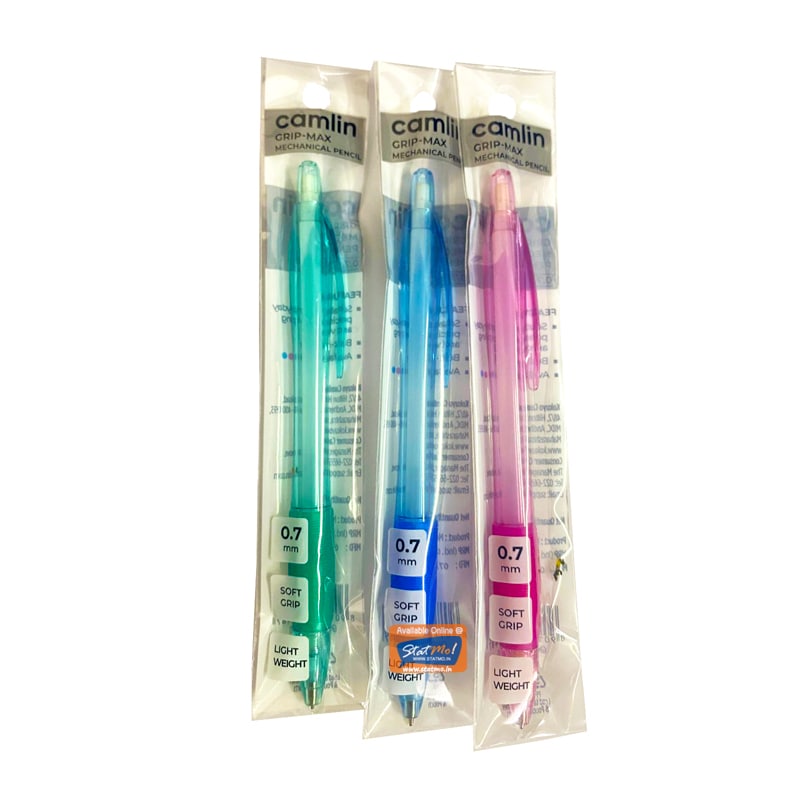 Camlin Grip Max Mechanical Pencil Set of 5 – StatMo