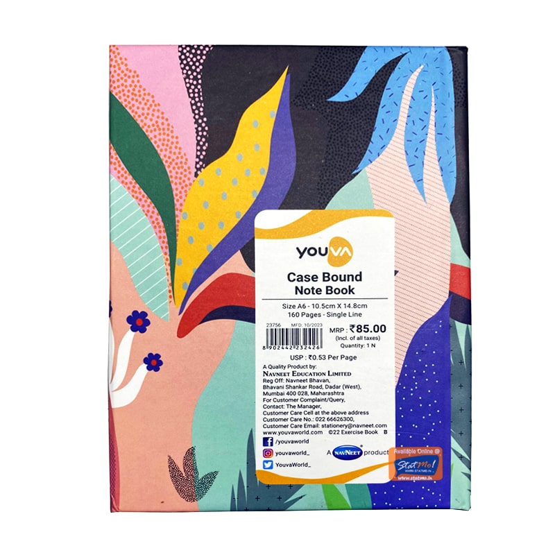 Youva Case Bound Note Book A6 Magnetic Cover – StatMo