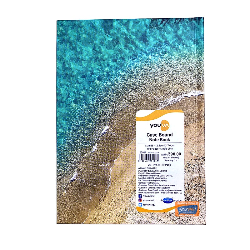 Youva Case Bound Note Book B6 – StatMo