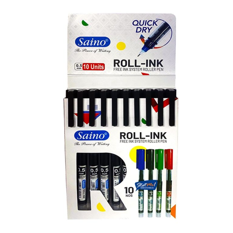 Saino Roll-Ink Free Ink System Roller Pen (Pack of 10) – StatMo