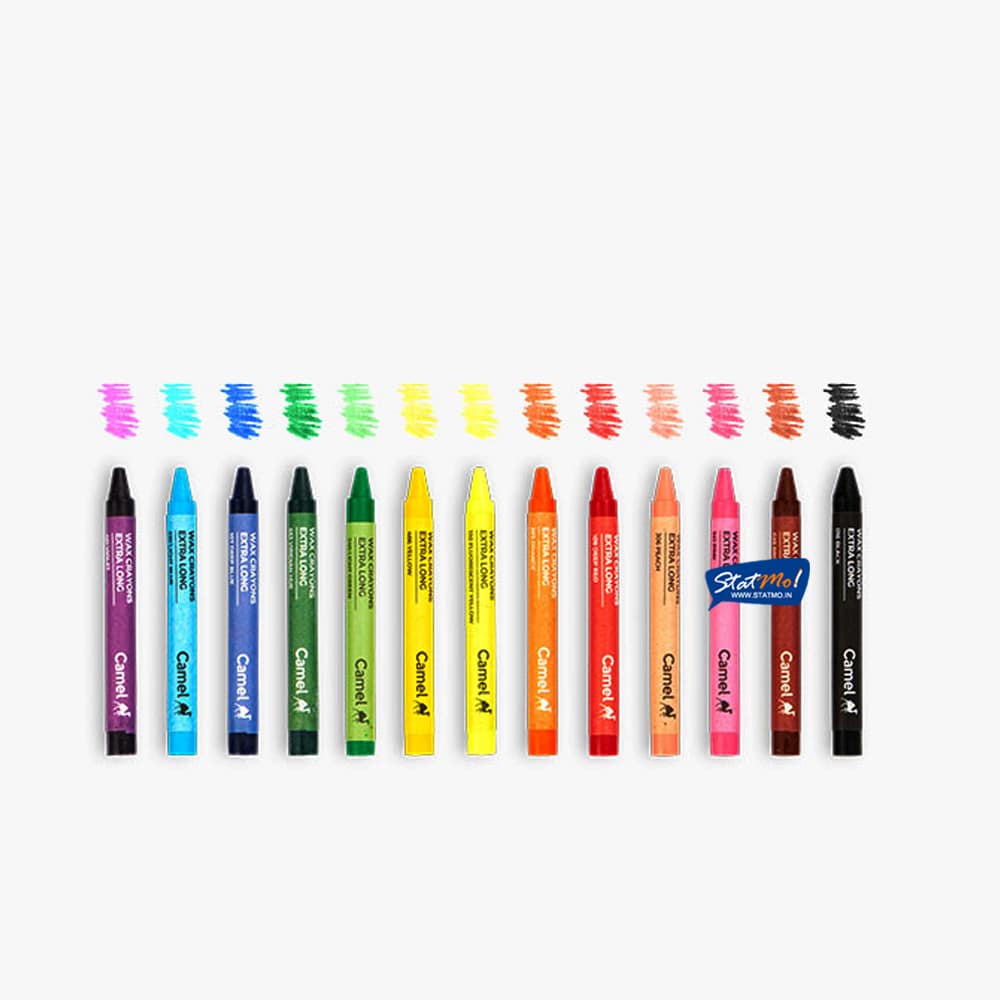 Camel Wax Crayons Extra Long 13 Shades – StatMo