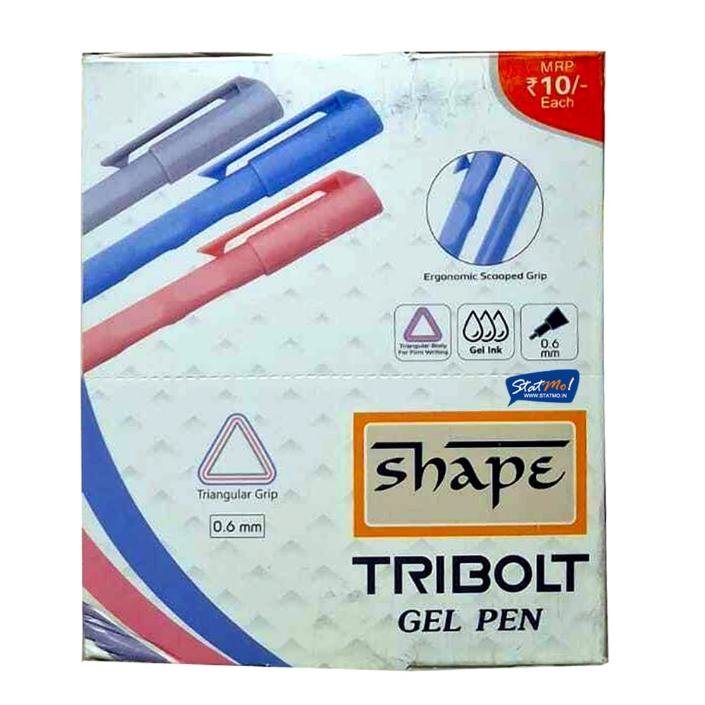 Shape Tribolt Gel Pens (Pack of 10) – StatMo