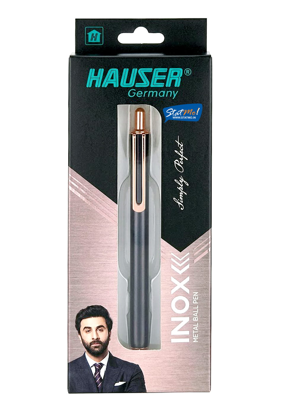 Hauser Inox Metal Ball Pen – StatMo